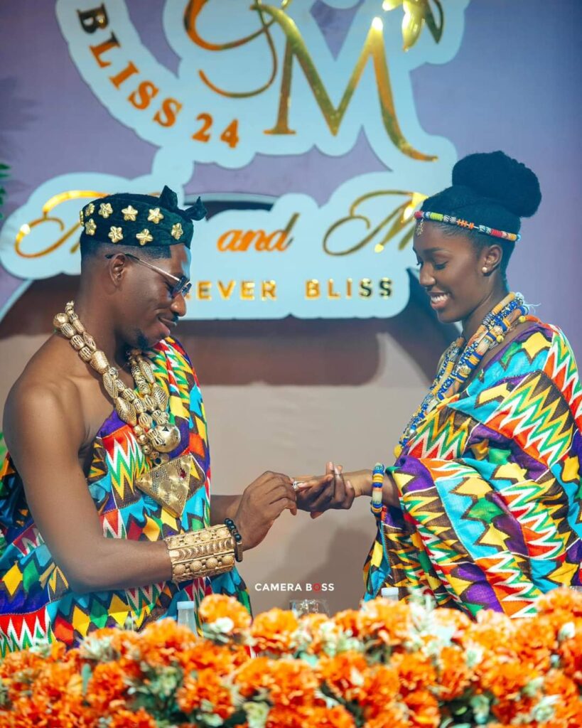 Beautiful Moment From Moses Bliss Traditional Wedding in Ghana - Abuja ...
