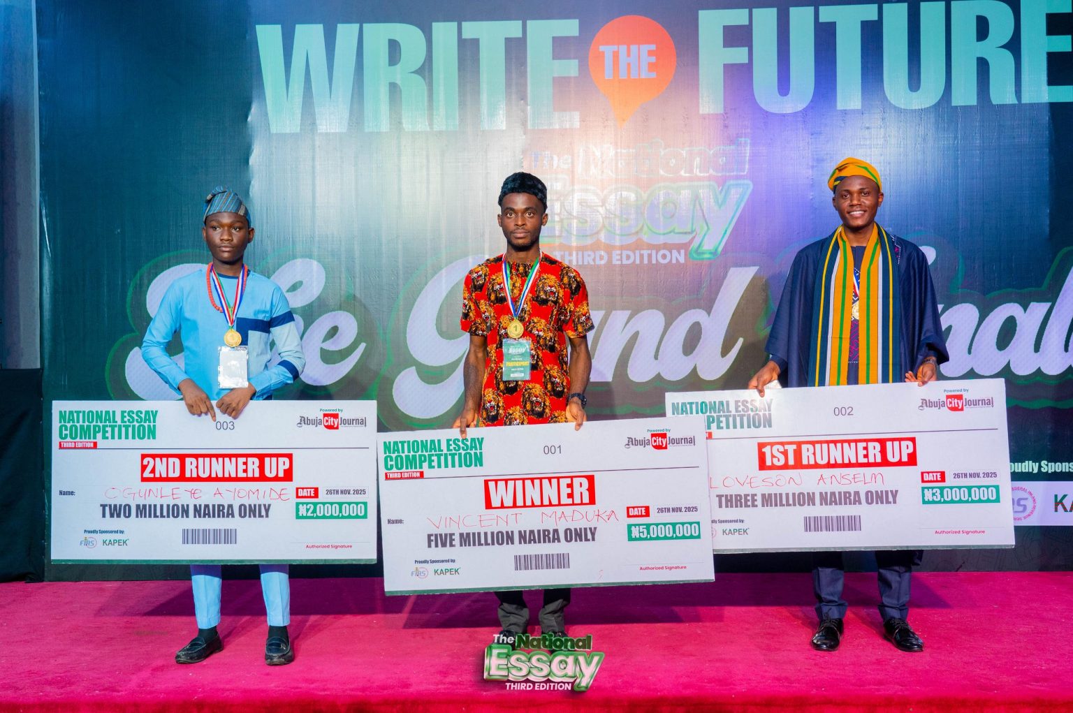 Maduka Wins 2025 National Essay Competition - Abuja City Journal